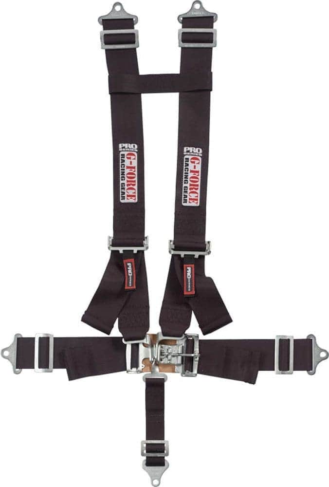 H-Type Harness Set Pull- Down Blk Pro Series - Junior Dragster/Karting ...