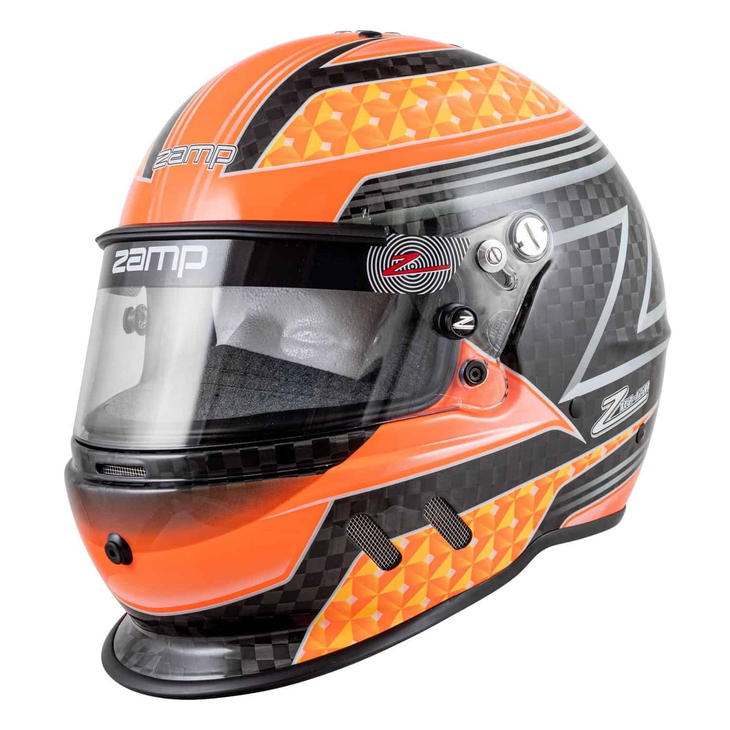 Helmet RZ-65D Carbon L Flo Org/Yel SA2020 - Junior Dragster/Karting ...