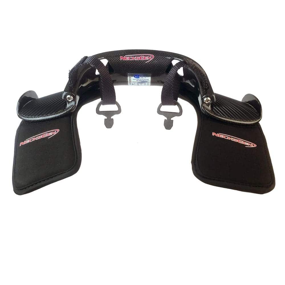 Head and Neck Restraint REV2 Carbon Large 3in - Junior Dragster/Peyton ...