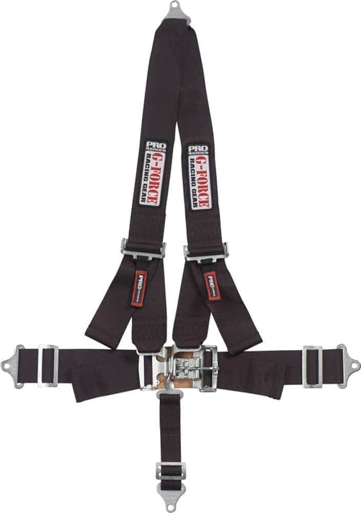 V-Type Harness Set Pull- Down Blk Pro Series - Junior Dragster/Karting ...