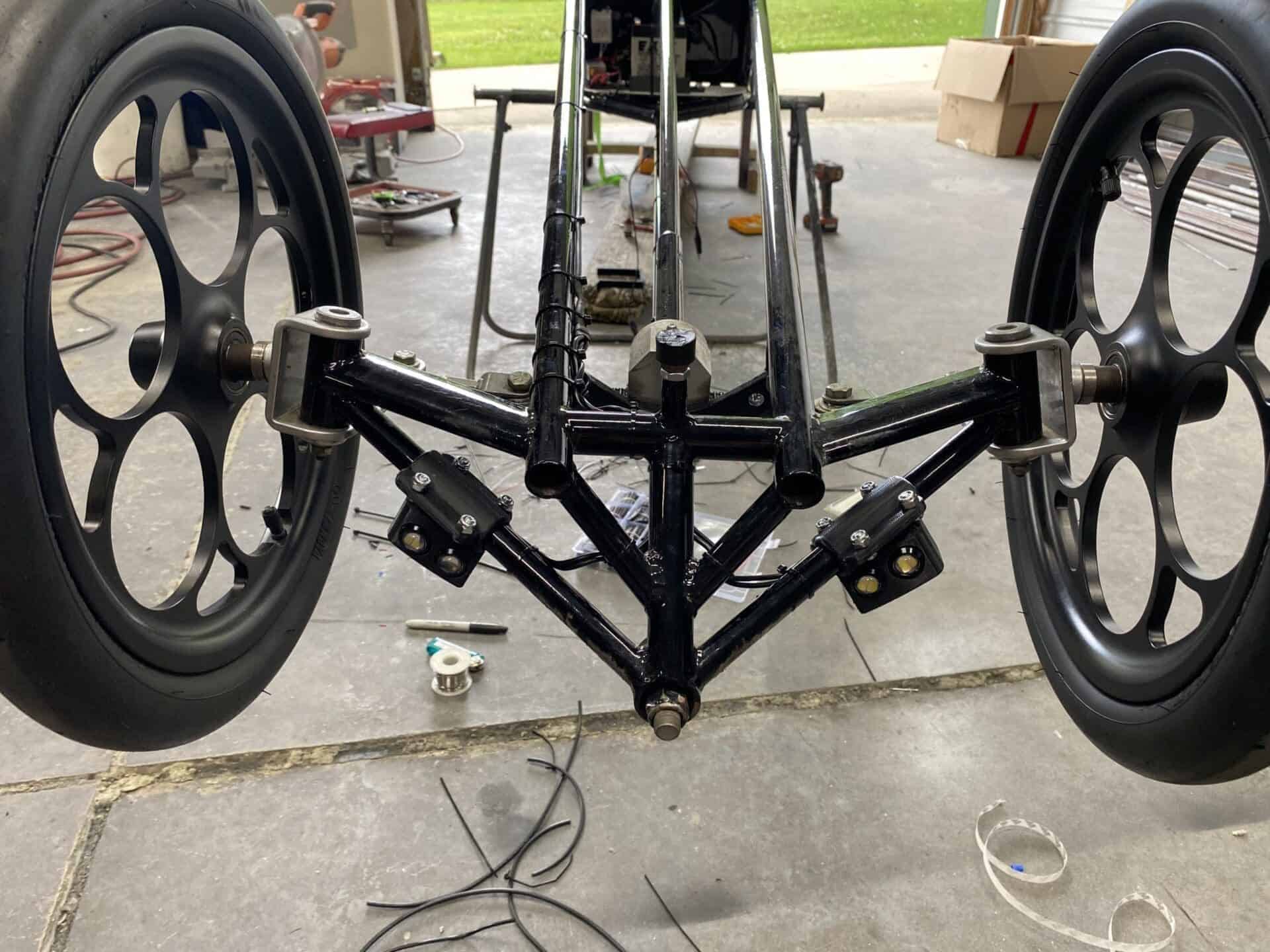 Clamp on Jr Dragster headlights - Junior Dragster/Peyton Racing LLC