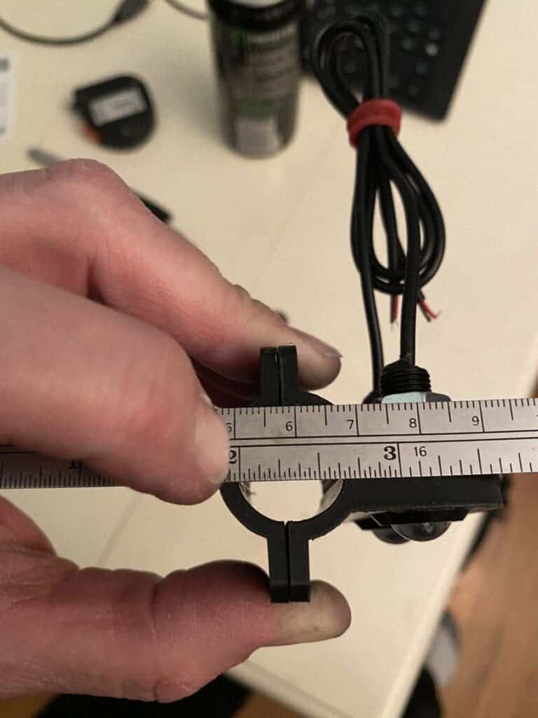 Clamp on Jr Dragster headlights angled - Junior Dragster/Peyton Racing LLC